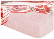 DADKA Froté prostěradlo pudrové Rozměr 90x200x20 jednolůžko