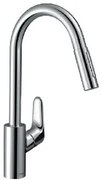 Hansgrohe Focus M41 - Dřezová baterie Focus s výsuvnou sprškou, sBox, EcoSmart, chrom 73895000