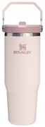Světle růžová termoska 890 ml IceFlow Flip Straw 2.0 – Stanley
