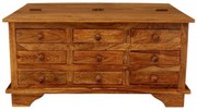 Indický nábytek - Konferenční stolek 90x45x60 z indického masivu palisandr Natural