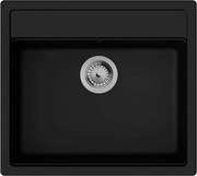 Hansgrohe S52 - Granitový dřez S520-F510, grafitová černá 43359170