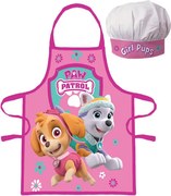 DĚTSKÁ ZÁSTĚRA S ČEPICÍ PAW PATROL 45X50 CM, 2X33CM VZOROVANÁ
