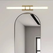 Searchlight 66412SB Nástěnné LED svítidlo PARMA ZLATÉ 47cm IP44