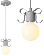 Toolight Samostatná závěsná stropní lampa NARNI šedá