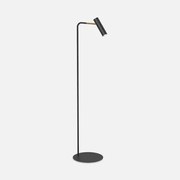 Černo-zlatá stojací lampa bodovka AXION