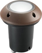 FAN I-HUMMER-UP-BRO Pojízdné svítidlo Faro Carrabile Hummer Inox, bronzové, 1 x GU10, 10,5 x 10,5 x 14,4 cm, IP67 - FANEUROPE