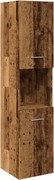 Fionshop 263780437 Koupelnová závěsná skříňka old wood 30 x 30 x 130 cm k