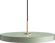 Světle zelené LED závěsné svítidlo s kovovým stínidlem ø 43 cm Asteria – UMAGE