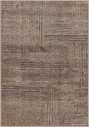 Breno Kusový koberec AMARNA 44002/E7CS, 133x190 cm, Vícebarevné/Hnědá