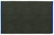 Tmavě zelená/modrá koupelnová předložka z bio bavlny 50x80 cm Soft – Mette Ditmer Denmark