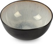 Černá/béžová miska z kameniny 390 ml Lunar – Salt&amp;Pepper