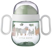 Světle zelený tritanový dětský hrnek 200 ml Little Farm by Little Dutch – Mepal