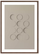 Idealform Poster no. 3 Shadow forms Barva: Smokey taupe, Velikost: 500x700 mm