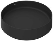 Hansgrohe Xuniva Evo S - Umyvadlo na desku, průměr 40 cm, bez přepadu, bez otvoru pro baterii, matná černá 60323670