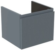 Ideal Standard Finesse - Umyvadlová skříňka, 43x40x37 cm, 1 zásuvka, Ribbed Matt ashblue E3404UQ
