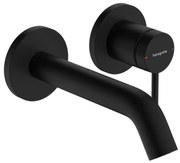 Hansgrohe Tecturis S - Umyvadlová baterie pod omítku, s výpustí, 2-otvorová instalace, EcoSmart, matná černá 73350670