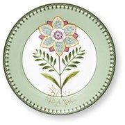 Pip Studio Lily & Lotus talířek Ø21cm, zelený (snídaňový talíř)