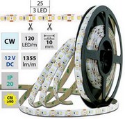 LED pásek McLED 12V studená bílá CRI90 š=10mm IP20 14W/m 120LED/m SMD2835 ML-121.368.60.2