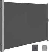 Boční markýza HORIZON na terasu, 180x450cm, šedá SongmicsHome