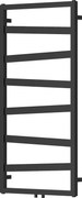 Mexen, Mexen Zoom dekorativní koupelnový radiátor 1100 x 530 mm, 376 W, černý - W130-1100-530-00-70