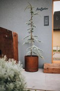 Květináč NEW RONDO, corten, Ø 40 cm, hnědý
