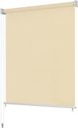 vidaXL Venkovní roleta 240x140 cm, [43445] Barva: krémová