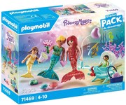 Set figurek a příslušenství playmobil 71469 láskyplná rodina mořských panen