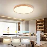 Brilagi - LED Stmívat. svítidlo WOODROUND LED/40W/230V 3000-6000K pr. 60 cm+DO