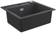 Grohe Dřezy - Kompozitní dřez K700 s automatickým odtokem, 56x51 cm, granitová černá 31651AP0