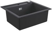 Grohe - Kompozitní dřez K700 s automatickým odtokem, 56x51 cm, granitová černá 31651AP0