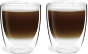 Dvoustěnné/na latte skleněné hrnky v sadě 2 ks 320 ml Amo – Vialli Design