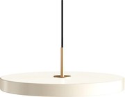 Krémové LED stmívatelné závěsné svítidlo s kovovým stínidlem ø 43 cm Asteria Plus Medium – UMAGE