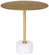 Kovový kulatý odkládací stolek ø 51 cm Lecco – House Nordic