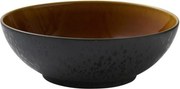 Černá/jantarová mísa z kameniny ø 30 cm Gastro Black/Amber – Bitz