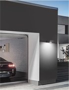NV 713411 Venkovní nástěnné svítidlo APOLLO tmavě šedý hliník akrylový difuzor LED 5W 3000K 110-265V 120st. IP54 - NOVA LUCE