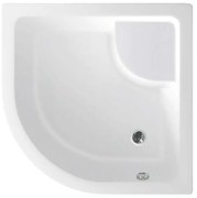 Aqualine - Sprchová vanička 80x80x28 cm, včetně nožiček, R550, bílá C83