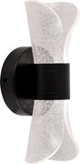 Toolight Toolight, LED nástěnné svítidlo 10 x 22,5 cm, 5W, G029-W, černá, OSW-00690