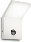 ILUX 269146 LED Venkovní nástěnné svítidlo Ideal Lux STYLE AP SENSOR BIANCO 3000K 269146 9,5W 750lm 3000K IP54 10cm bílé s PIR senzorem - IDEALLUX