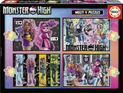 Educa puzzle monster high 4v1 (50,80,100,150 dílků)