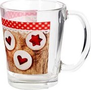 Skleněný hrnek LINECKÉ 310 ml