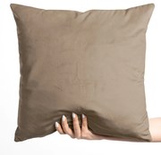 Biante Sametový povlak na polštář Velvet Premium SVP-034 Kávově hnědý 30 x 50 cm