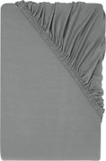 Livarno® Žerzejové napínací prostěradlo, 140–160 x 200 cm (šedá)