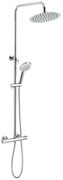 Novaservis Titania Pure - Sprchový set s termostatem, průměr 25 cm, chrom SET032/TER,0