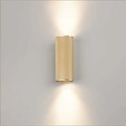 Brilliant G99206/86 Nástěnné hliníkové svítidlo MARTY GOLD Up & Down