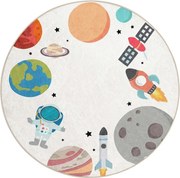 Pratelný dětský hrací koberec ø120 cm Space Trip – Mila Home