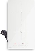 Klarstein PowerGlide indukční varná deska | Moderní, kompaktní a výkonná | 2 varné zóny | 3500 W | 30 cm