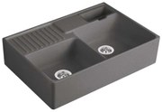 Villeroy & Boch Dřezy - Keramický dřez 90x63 cm, CeramicPlus, grafit 632391i4