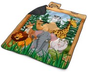 Sablio Plážová deka Zoo: 200x140 cm
