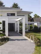 NV 9540218 Venkovní sloupkové svítidlo CAIRO šedý beton skleněný difuzor LED 8W 3000K 120-230V IP65 - NOVA LUCE