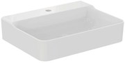 Ideal Standard Conca Ceram - Umyvadlo 60x45 cm, bez přepadu, otvor pro baterii, bílá T379001